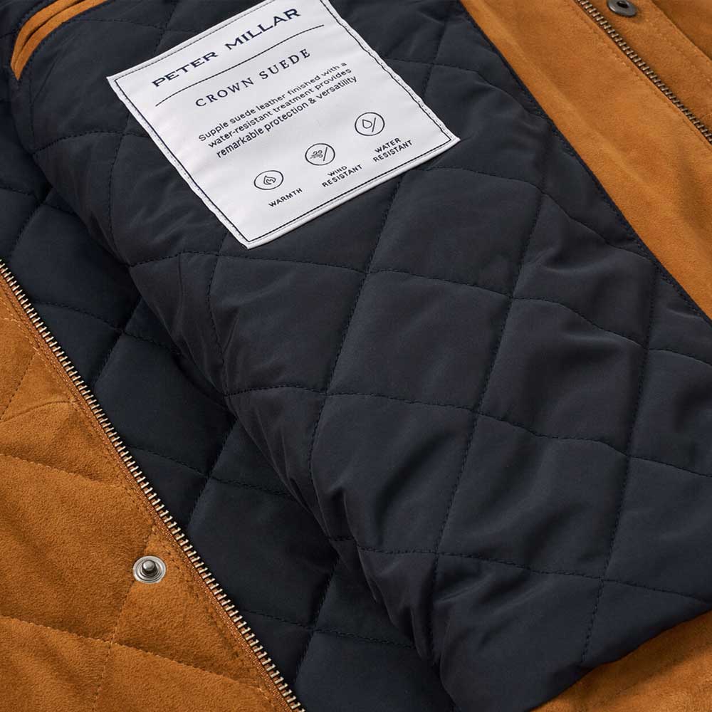 PETER MILLAR SUEDE QUILTED JACKET – Bratteli Family Stores